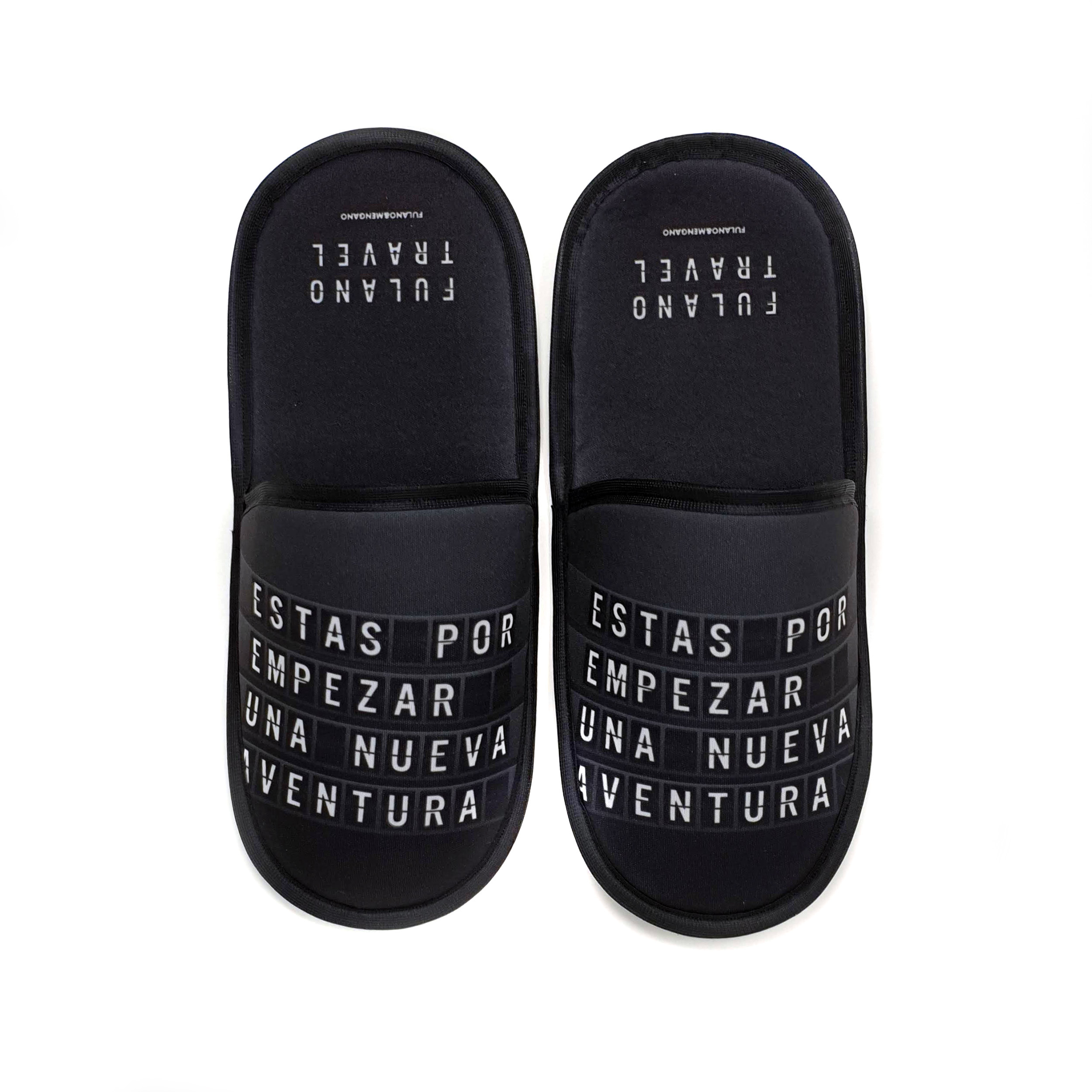 Fulano y Mengano | PANTUFLAS DE VIAJE - AEROPUERTO